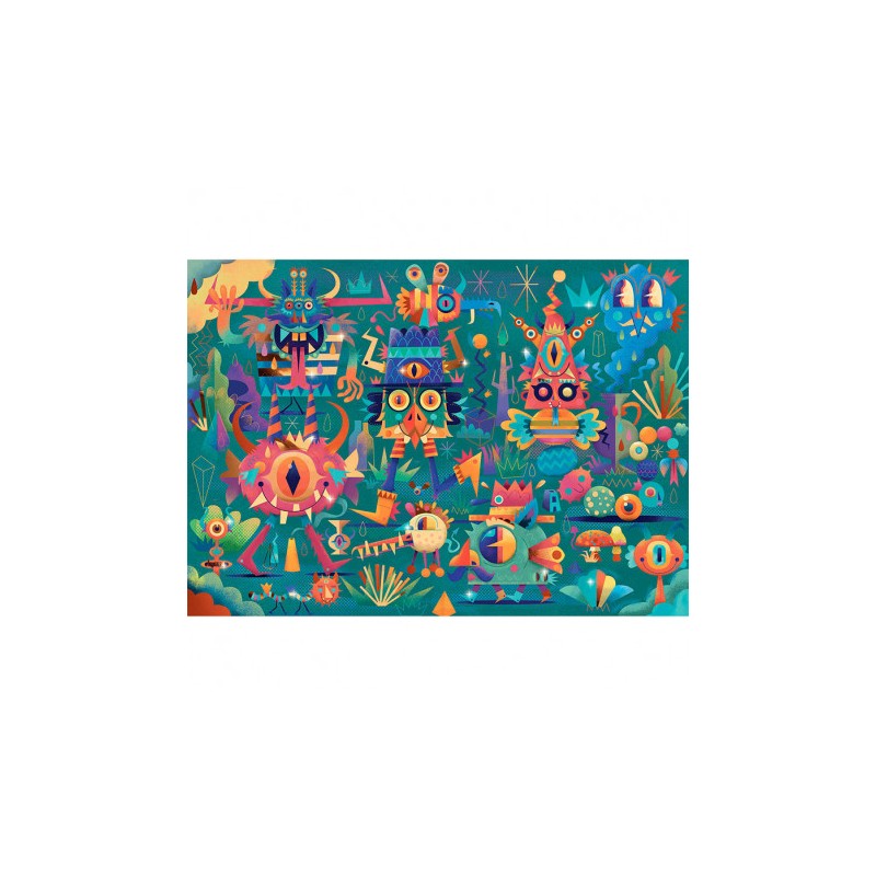 WIZZY PUZZLE LA FIESTA DE LOS MONSTRUOS 50 PZAS
